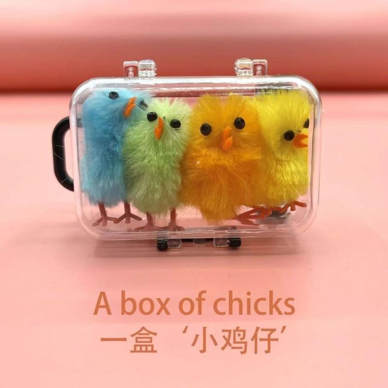China New Product~Mini Suitcase Wool Chicken Party Children Play House ...