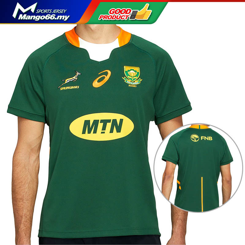 2022 South Africa Home Springbok Rugby Jersey Men's Rugby Jerseys ...