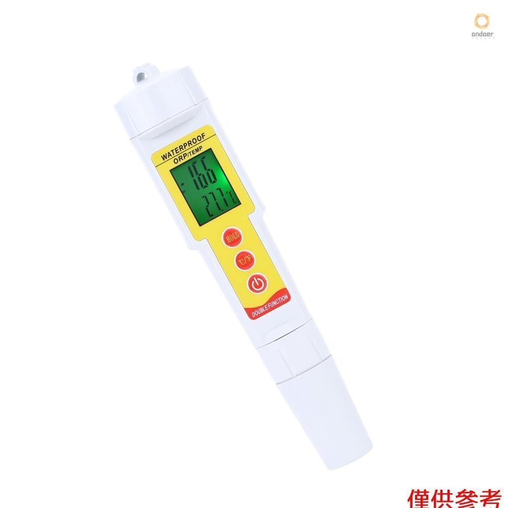 Pen-Type ORP/TEMP Meter Thermometer with Backlit Display Portable ...