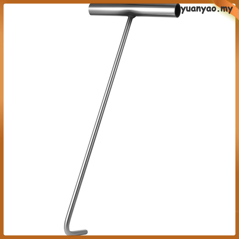 Stainless Steel Manhole Hook Ceiling Hooks Lifter Metal Lid Window Pull ...