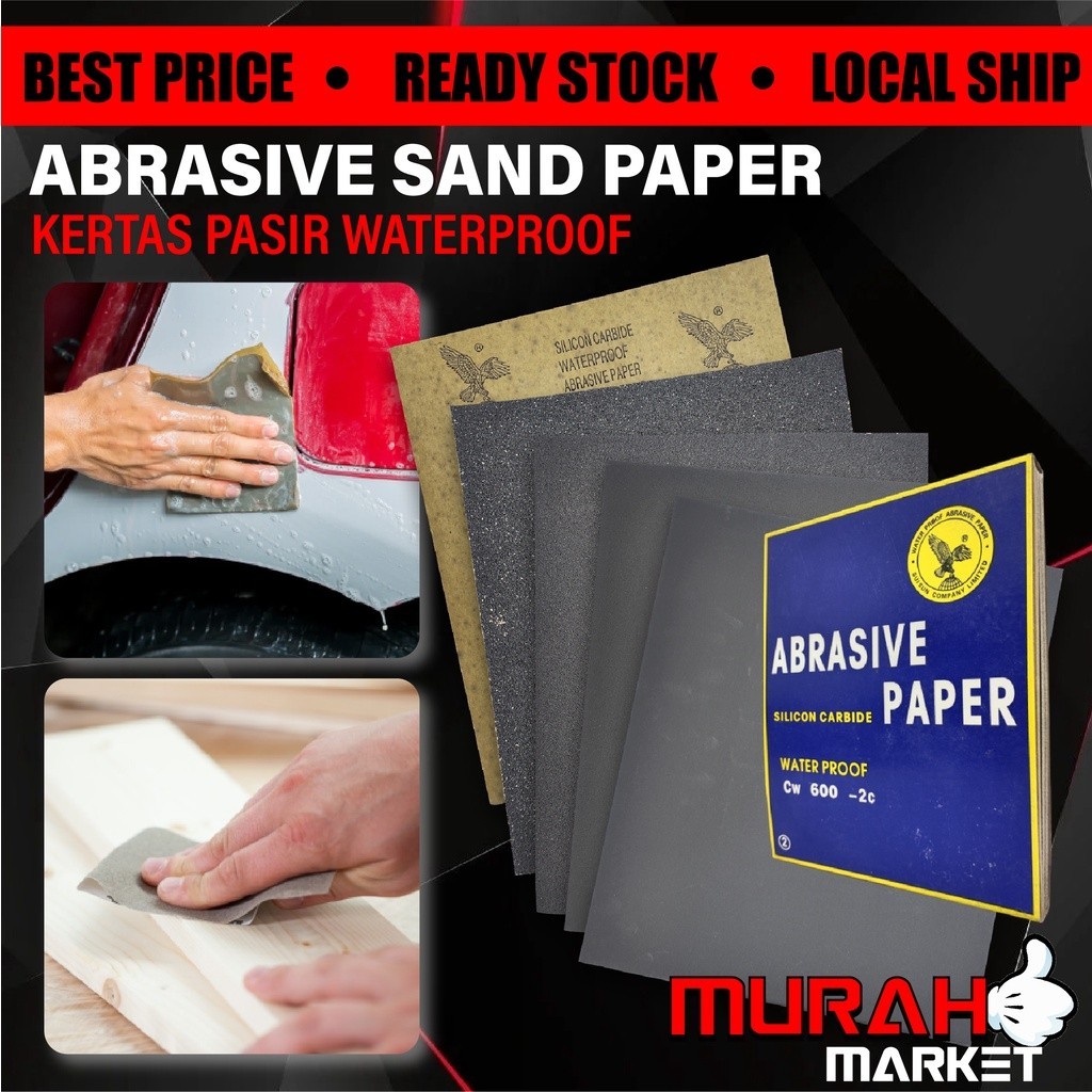 Sand Paper 100pcs Waterproof Wet Dry Abrasive Sandpaper HIGH QUALITY ...
