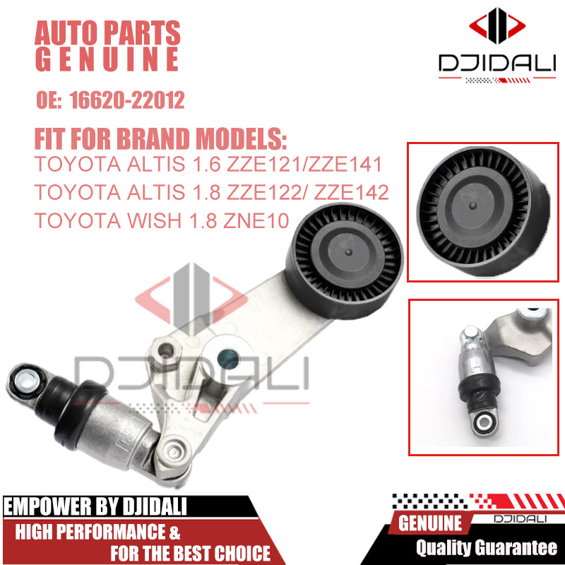 Alternator Belt Tensioner Assy 16620-22012 for Altis 1.6 Zze121 1.8 ...