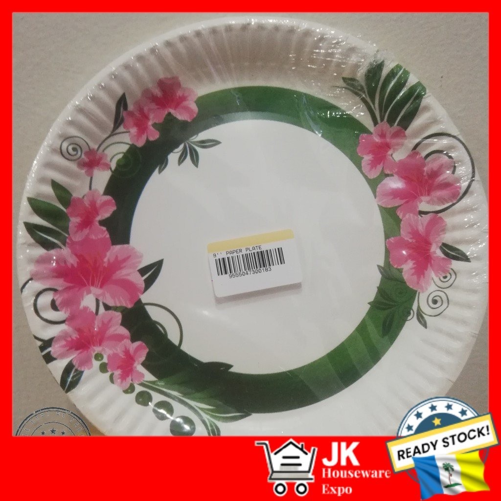 20pcs Disposable Paper Plate / Party Paper Plate /Paper Plate Buffet ...