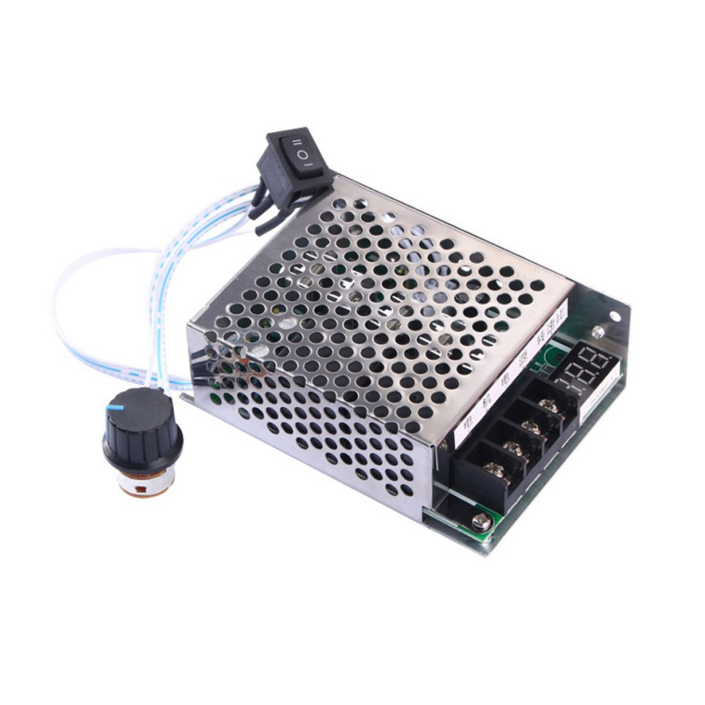 PWM DC Motor Governor DC10-55V Motor Forward and Reverse Switch 40A 0-100% Speed Adjustable ...