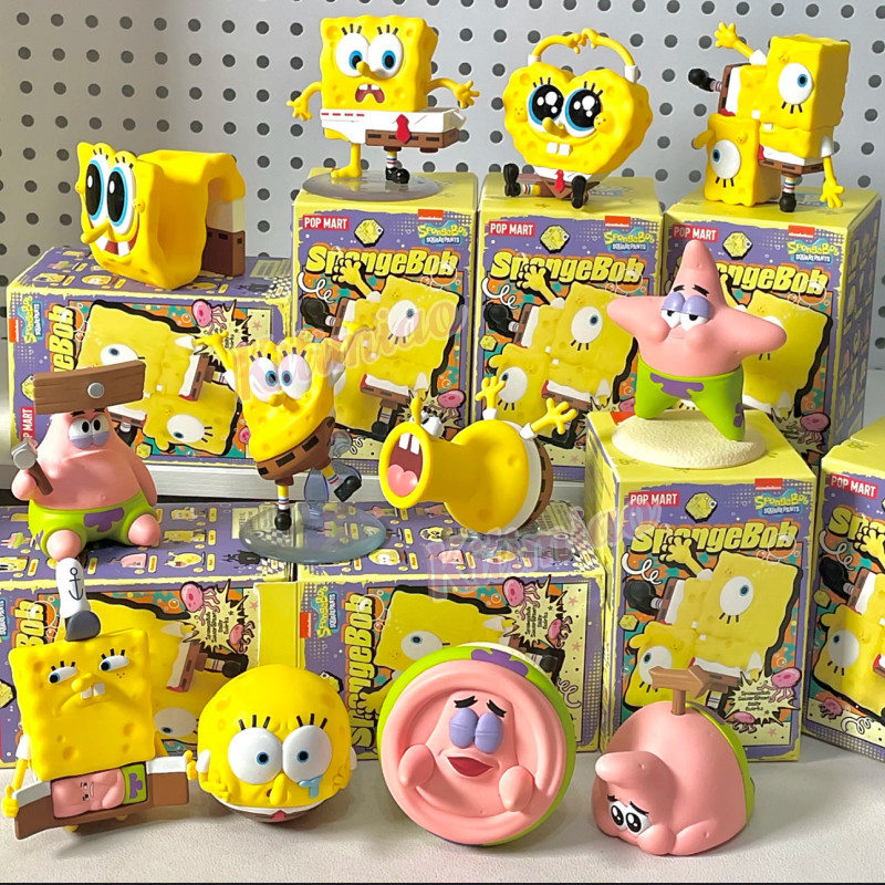Kitimiao POPMART Patrick Star SpongeBob SquarePants Funny Series Figure ...