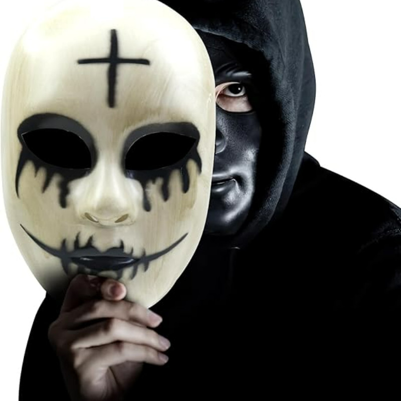 The Purge Anarchy Evil Smiley Mask Halloween Series Different Stages ...