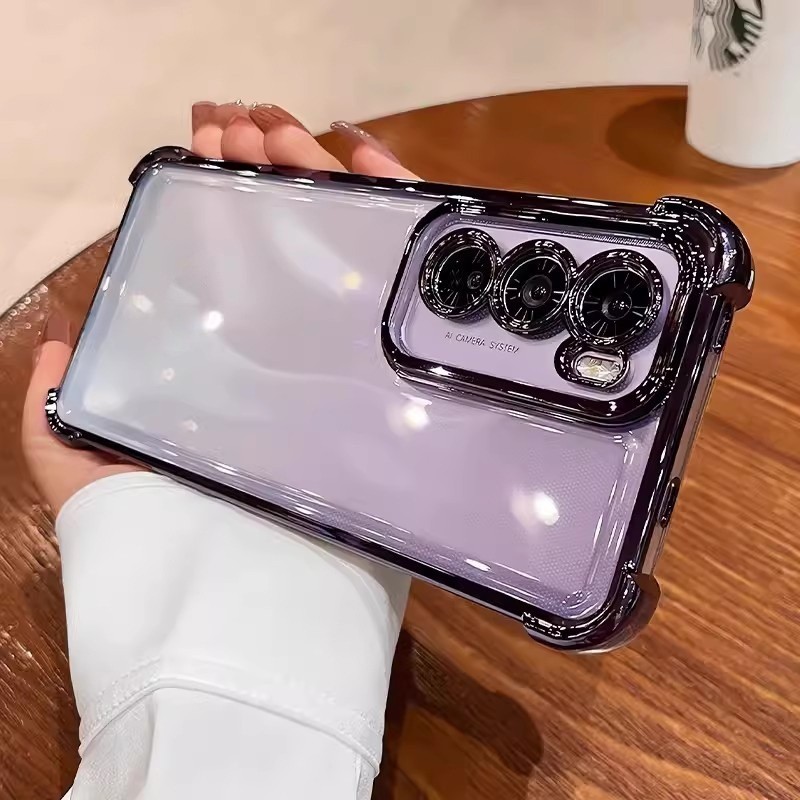 Casing Honor 400 Pro Honor 400 Lite 5G Transparent Plating Phone Case ...