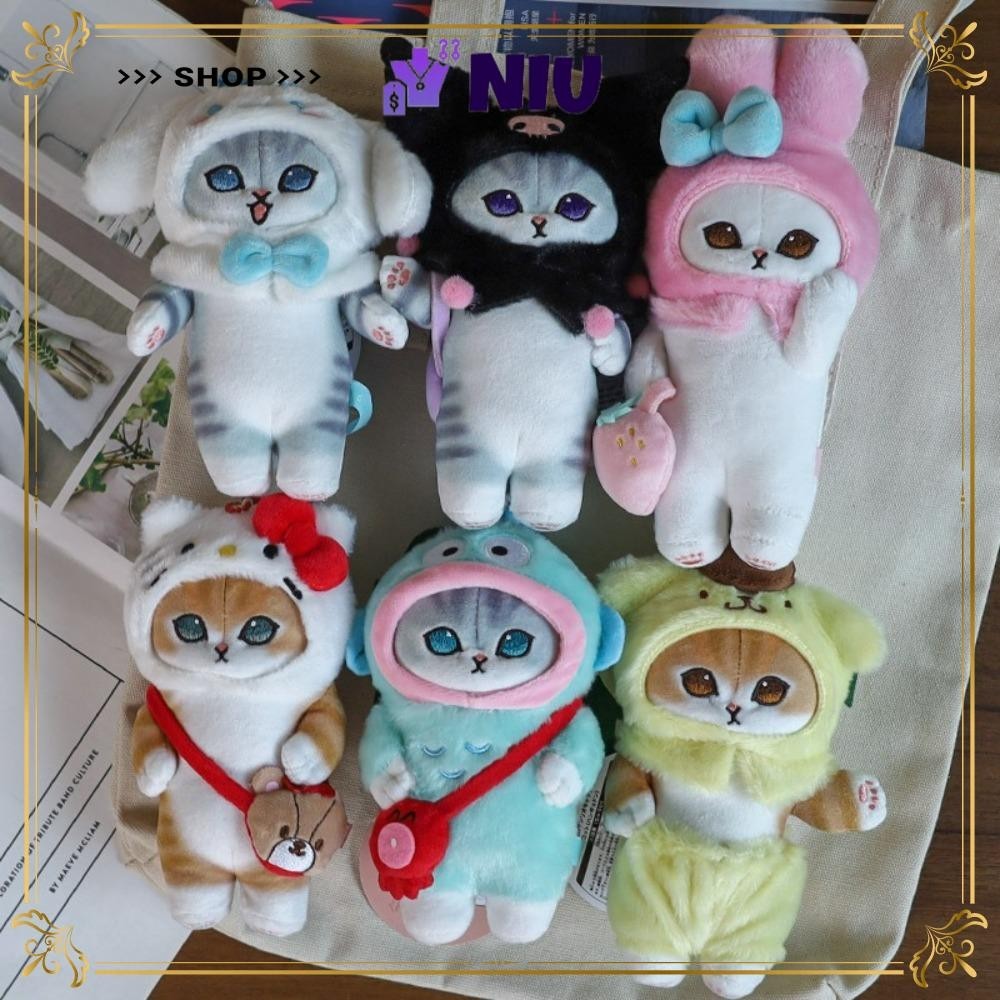 NIU Stuffed Plush Toy, Cartoon Kitty Kuromi Melody Cinnamoroll Mofusand ...