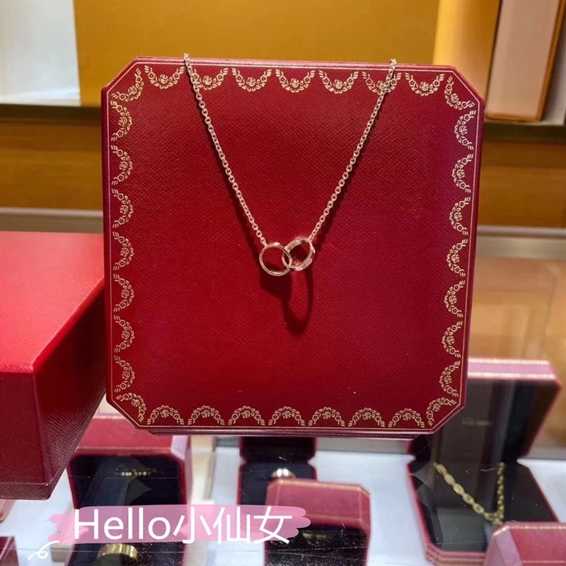 100% original Cartier Cartier Love 18K Gold Classic Ring Double Ring No ...