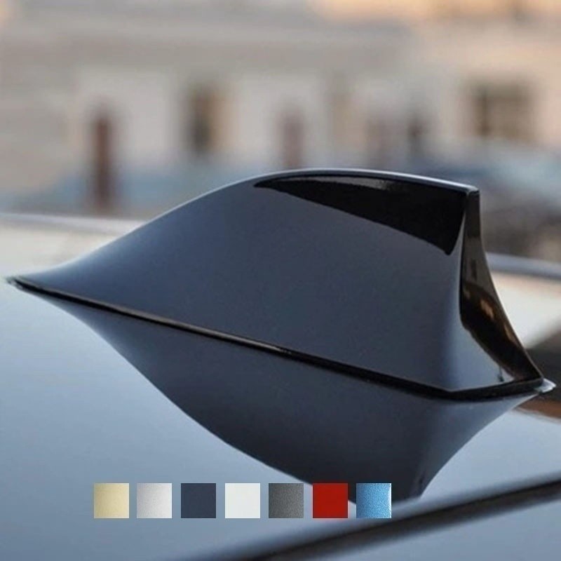 Shark Fin Antenna Decoration - Self Adhesive, Weatherproof - Car Rear ...