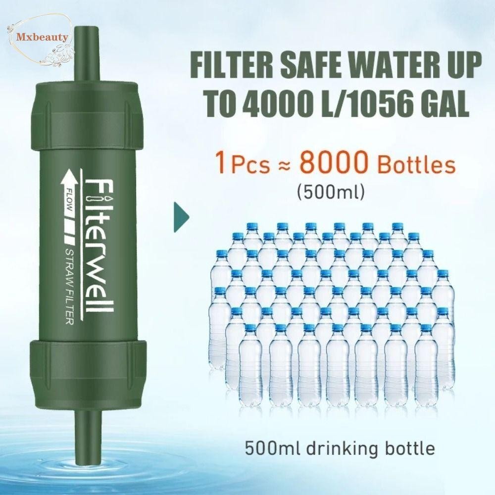 MXBEAUTY Mini Water Filter Straw, Mini Purifier Purification Water ...