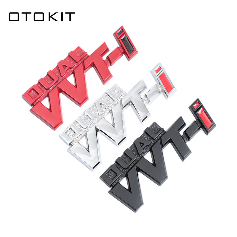OTOKIT Car Sticker Emblem Badge Decals for TOYOTA Dual VVT-i VVTI Camry ...