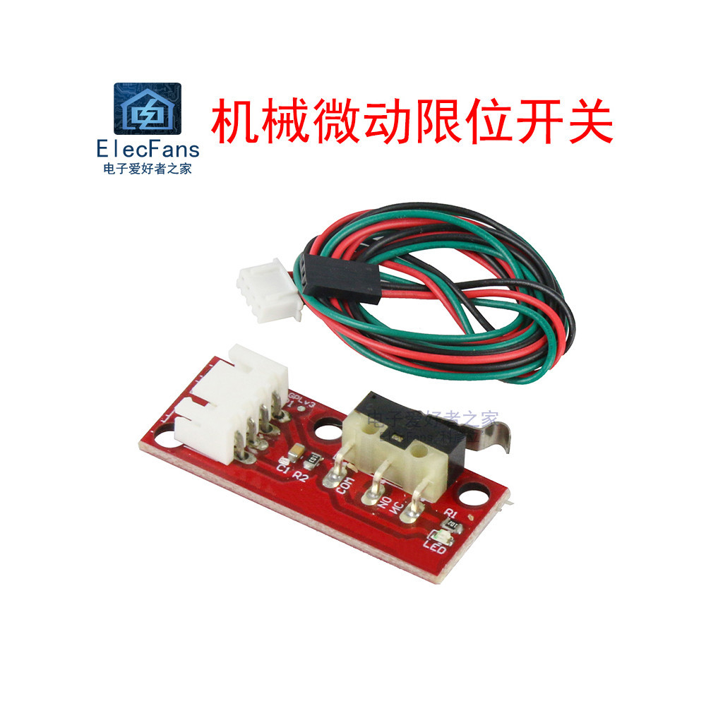 Mechanical Micro-Motion Limit Switch Module Impact Collision Sensor with Cable 3D Printer ...