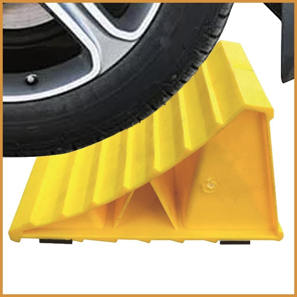 Tire Chocks Tire Slip Stopper Sturdy Anti-Slip Block Portable Parking ...