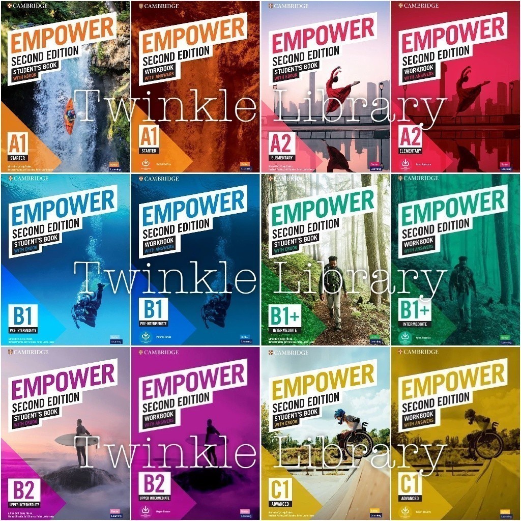 Empower Physical Book (second edition) A1 Starter/A2 Elementary/B1 Pre-Intermediate/B1 ...
