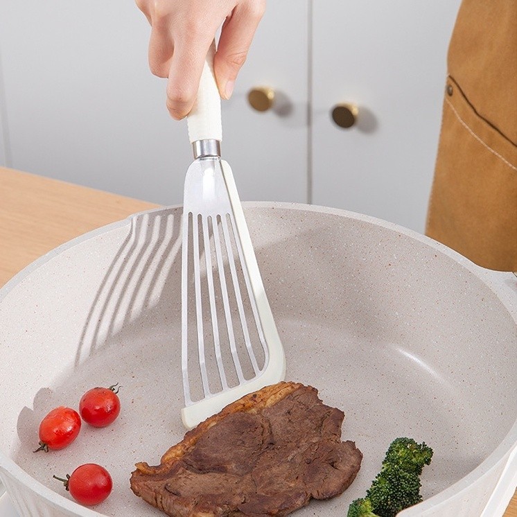 (RT) HERA Stainless Steel Frying Turner Fish Frying Spatula Cookware ...