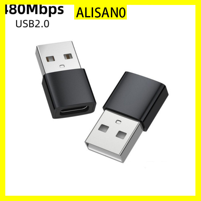 LTO USB To USB C Adapter Power Charger Converter Type C Female To A ...