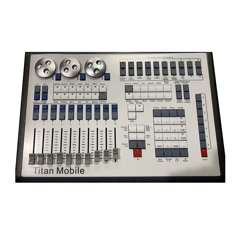 Professional Stage Lighting DMX 512 Console Titan Mobile Controller ...