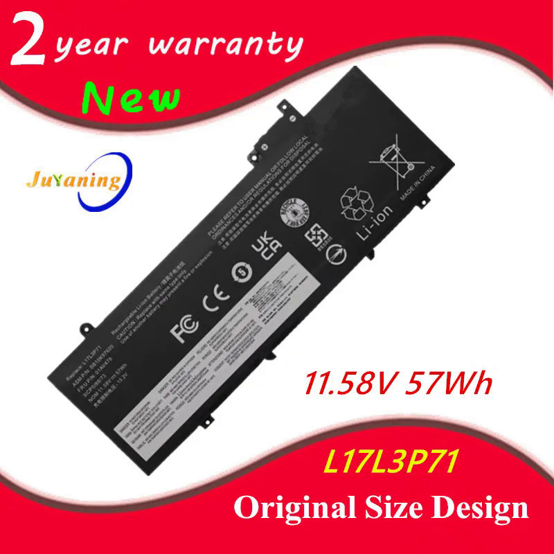 Laptop Battery For Lenovo ThinkPad T480S Series L17M3P71 01AV478 ...