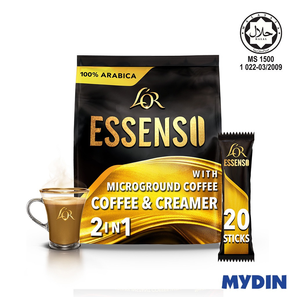 L'or Essenso 2 In 1 Microground Coffee & Creamer (20's x 16g) | Shopee Malaysia