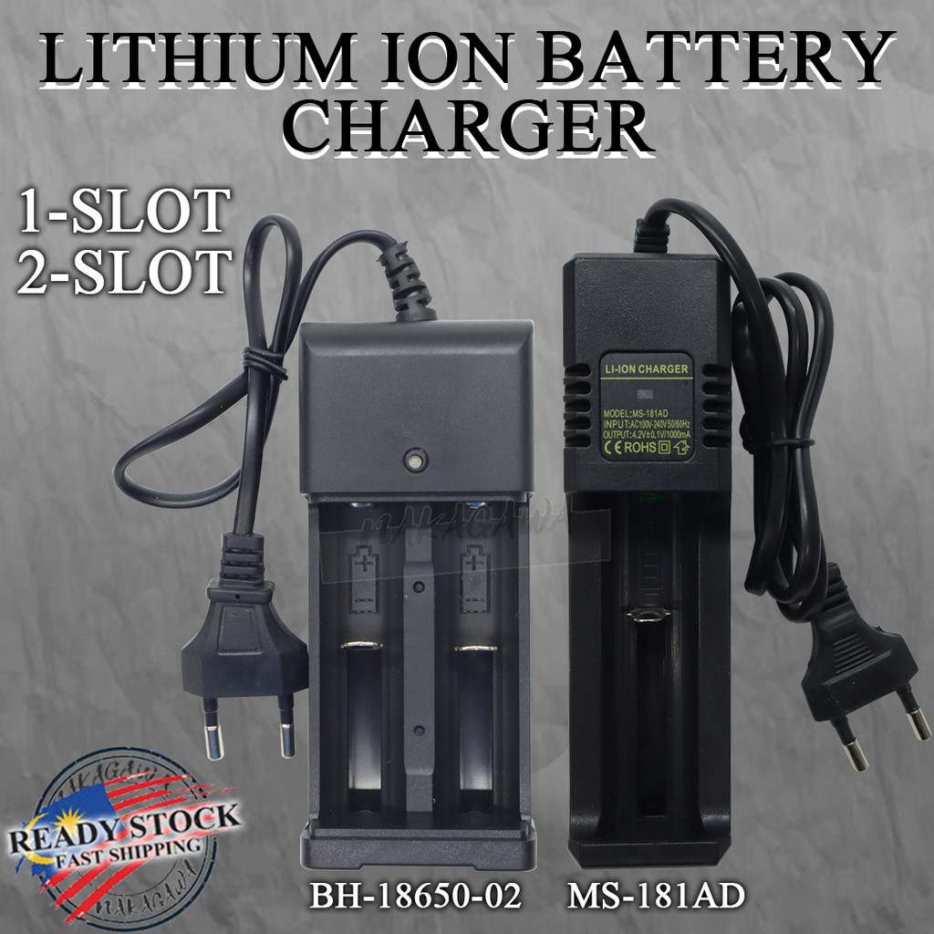 MS-181AD BH-18650-02 LITHIUM BATTERY CHARGER 18650 BATTERY BOX FAST ...