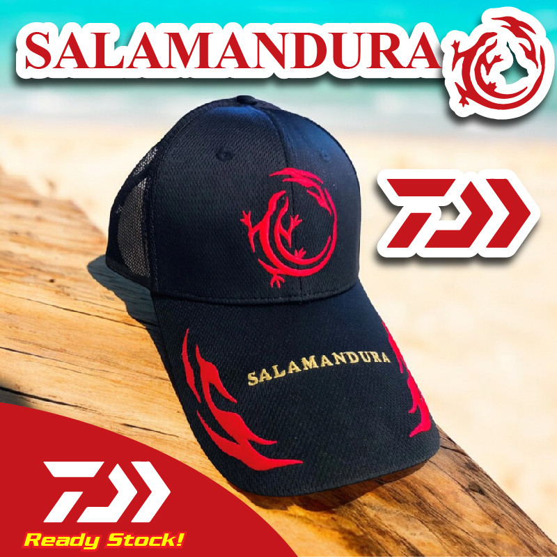 DAIWA SALAMANDURA ORIGINAL FISHING CAP TOPI pancing DAIWA PEAKEF CAP ...