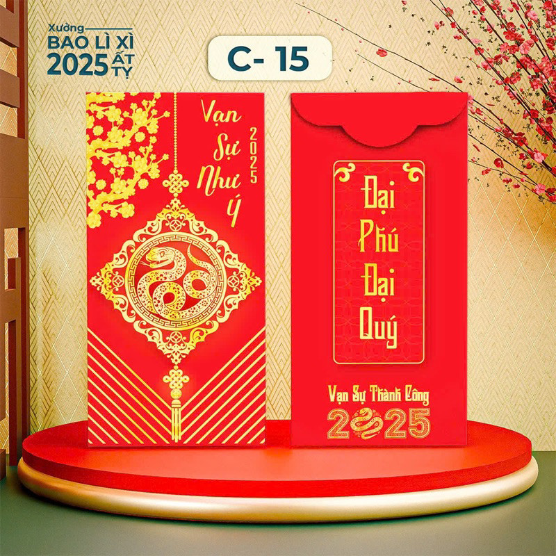 Pack of 10 2025 snake lucky money envelopes, cute little snake lucky ...