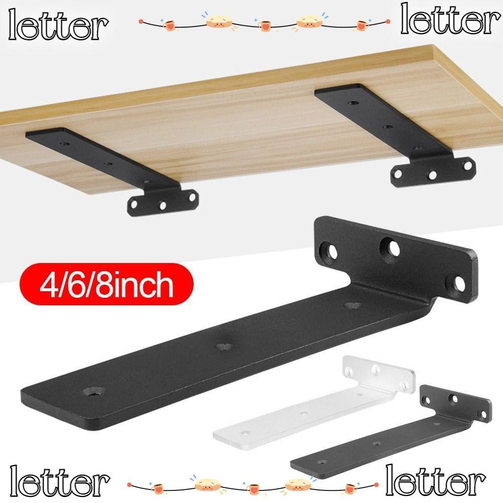 LETTER Right Angle Bracket Wall Mounted Concealed DIY Furniture Holder ...