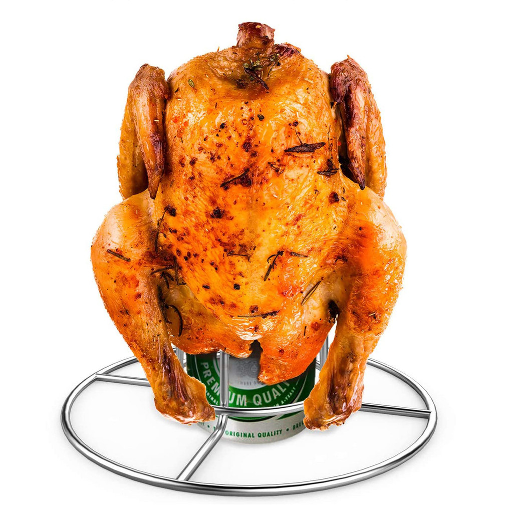 Stainless Steel Chicken Grill Stands Chicken Roasting Rack for Outdoor ...