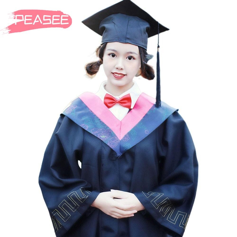 [PEASEE] Graduation Gown Set Graduation Season Congrats Grad University ...