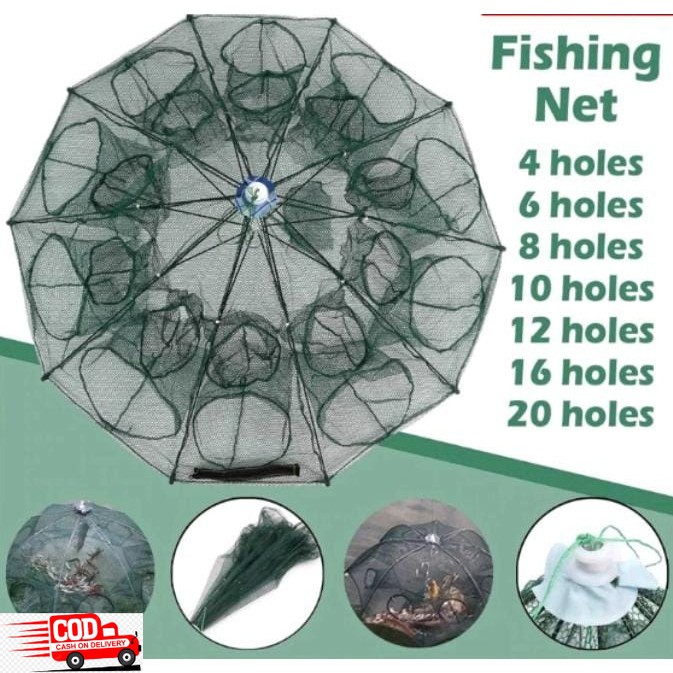 Umbrella BUBU Net Trap Shrimp Trap Fish Crab Umbrella MODEL | Shopee ...