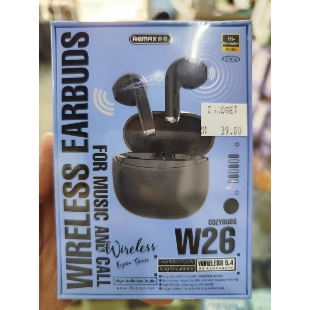 Remax Cozybuds W26 Keyzou Series Earbuds Bluetooth | Shopee Malaysia
