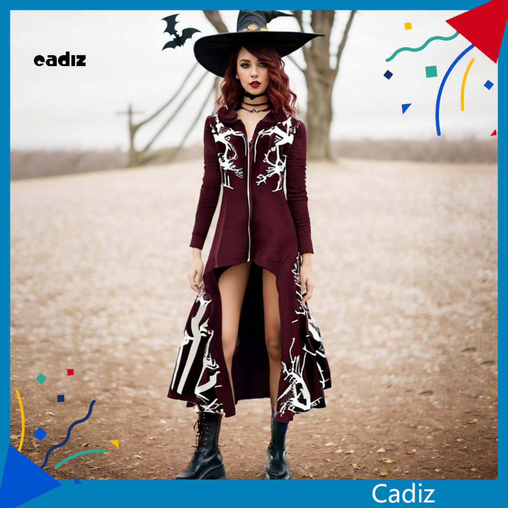 CADI Classic Robe Style Cape Royal Style Halloween Cape with Hood and ...