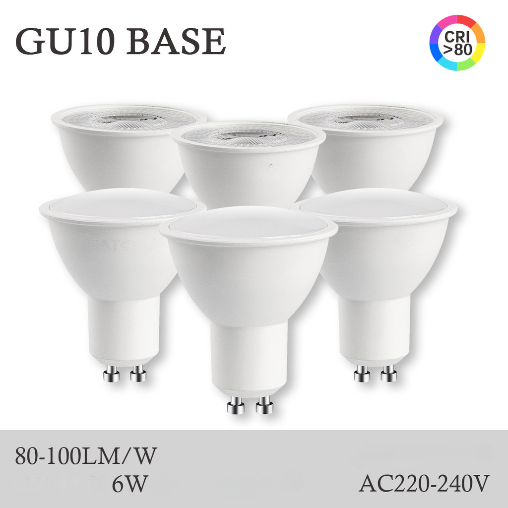 💡Ready Stock💡 GU10 spotlight AC240V LED bulb 6WLighting can replace the ...