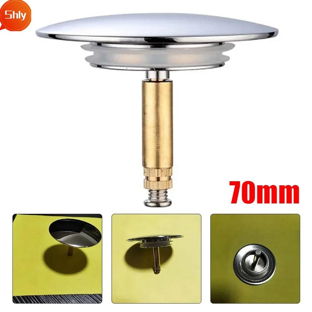 SHLY 1Pcs Bath Stopper, Brass Pop Up Waste Stopper Bathtub Plug ...