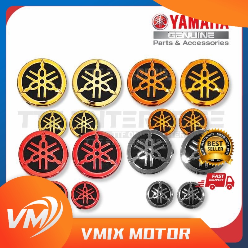 YAMAHA LOGO BODY EMBLEM Y15ZR YSUKU Y15 Y15Z FZ150I 4PCS/SET(RED/ORANGE ...