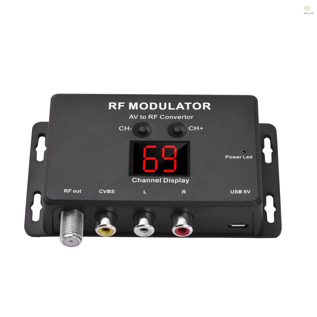 M60 RF Modulator AV to RF Converter | Shopee Malaysia