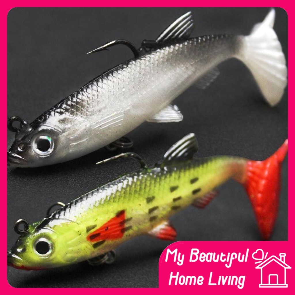 (2 IN A SET) 2pcs 9cm Fish Bait Artificial Lifelike Lure Fishing ...