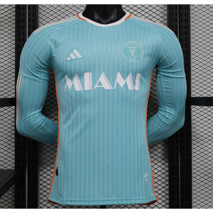 2024 2025 Miami 3RD Long Sleeve Soccer Jersey Player Edition messi ...