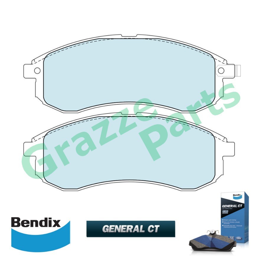 Bendix General CT Brake Pad Front DB1738 - Mitsubishi Storm V6 L200 (New) 4WD | Shopee Malaysia
