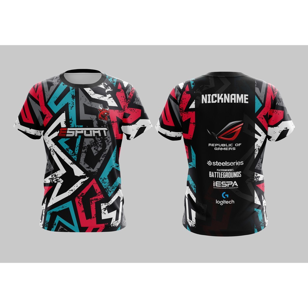Newest Men's Gaming Esport Gaming Jersey Art 05 Fullprint T-shirt ...