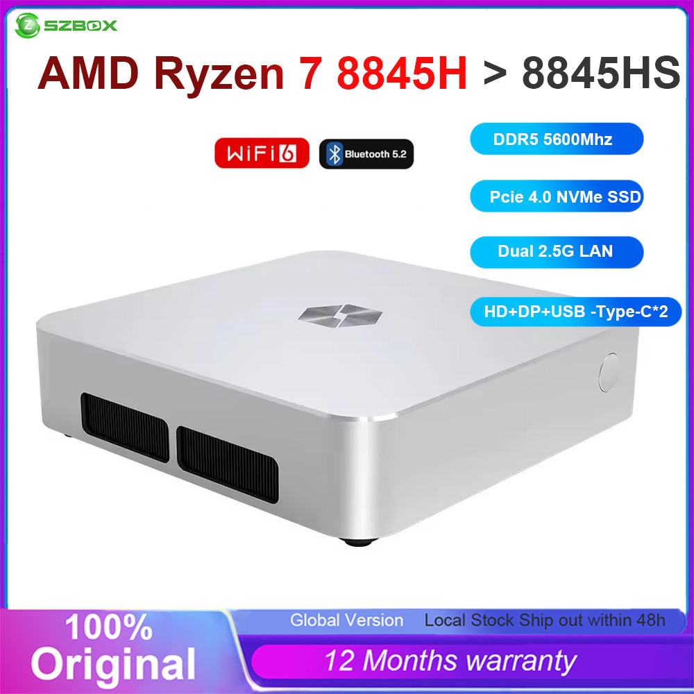MECHREVO imini Pro Mini PC AMD Ryzen7 8845H DDR5 5600Mhz 32GB 1TB WiFi6 ...