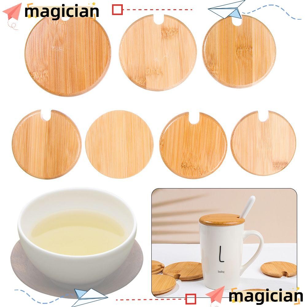 MAGIC Wooden Lids Various Sizes Mason Jar Cap Bamboo Wood Wide Mouth ...