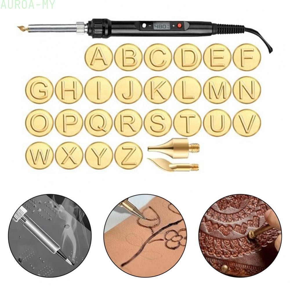 AUROA~Personalized Wood Burning Pen Kit with Copper Tips for Various ...