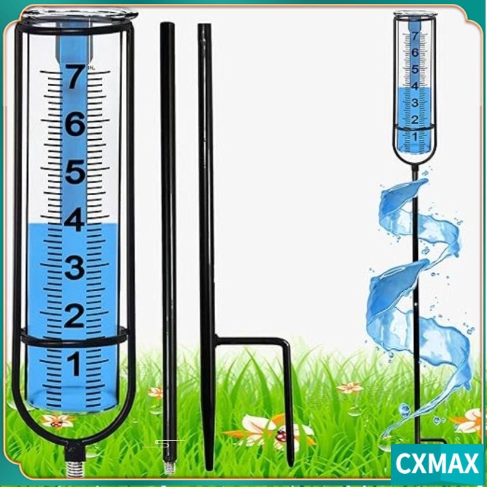 CVMAX Rain Gauge, Freeze Proof with Stake Rain Measure Gauge, Measuring ...
