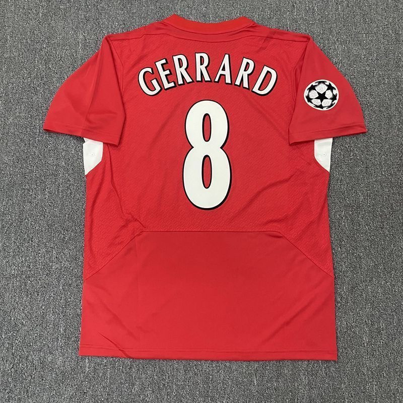 04 05 Liverpool Soccer jersey GERRARD Men Retro Football Shirt | Shopee ...