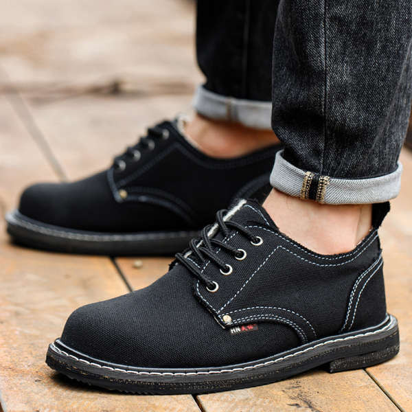 safety shoes high cut safety shoes black hammer safety shoes Kanvas ...