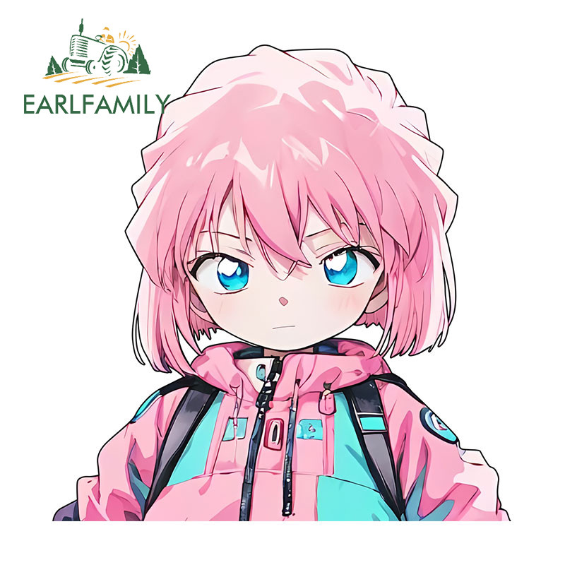 EARLFAMILY 13cm Detective Conan Haibara Ai Car Sticker Cyberpunk Style ...