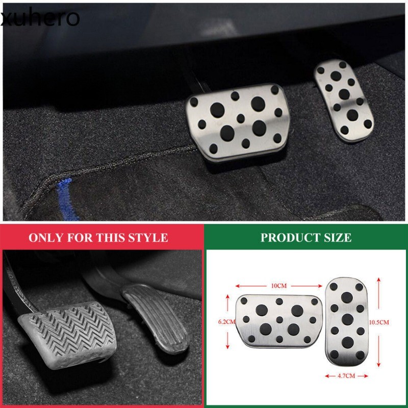Brake Gas Pedal Cover for Toyota Hilux Revo New Fortuner 2015-2021 ...