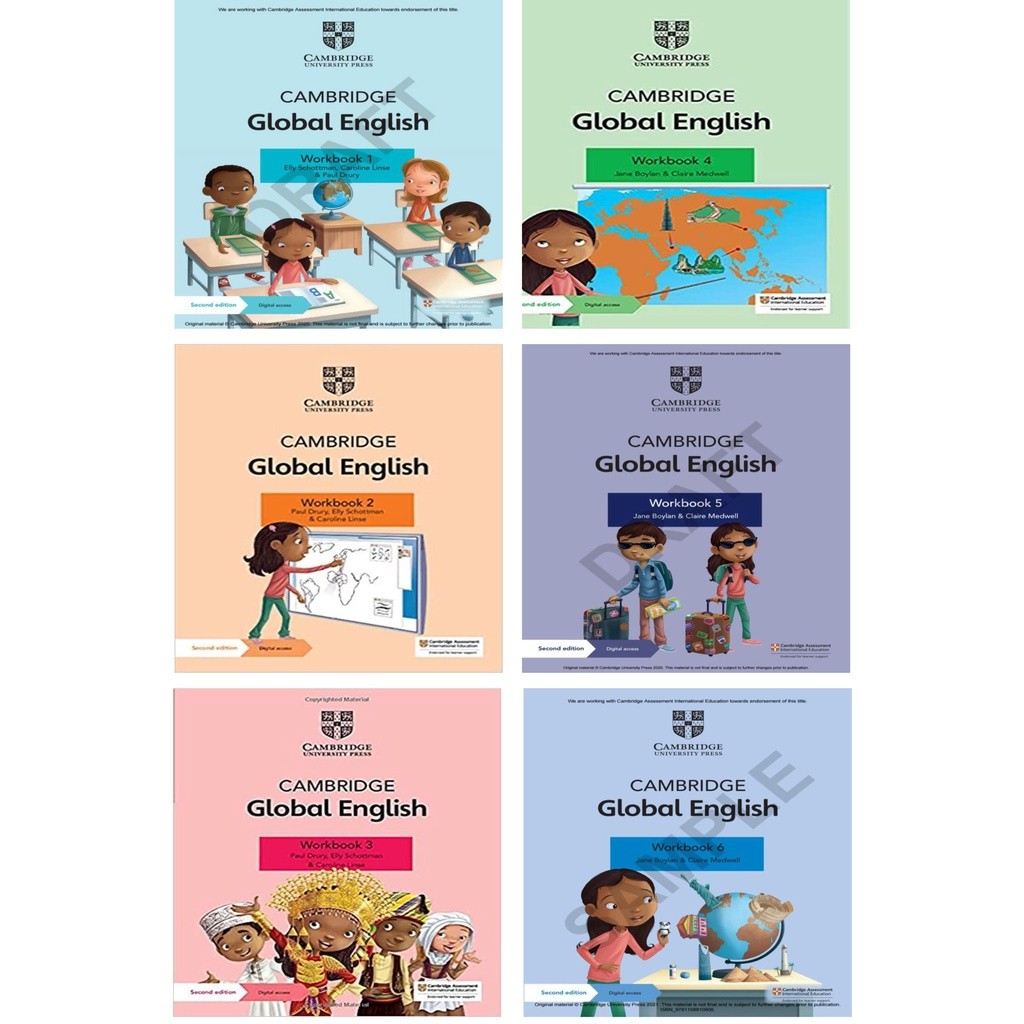 Cambridge Global English 1/2/3/4/5/6 Workbook / Second Edition With ...